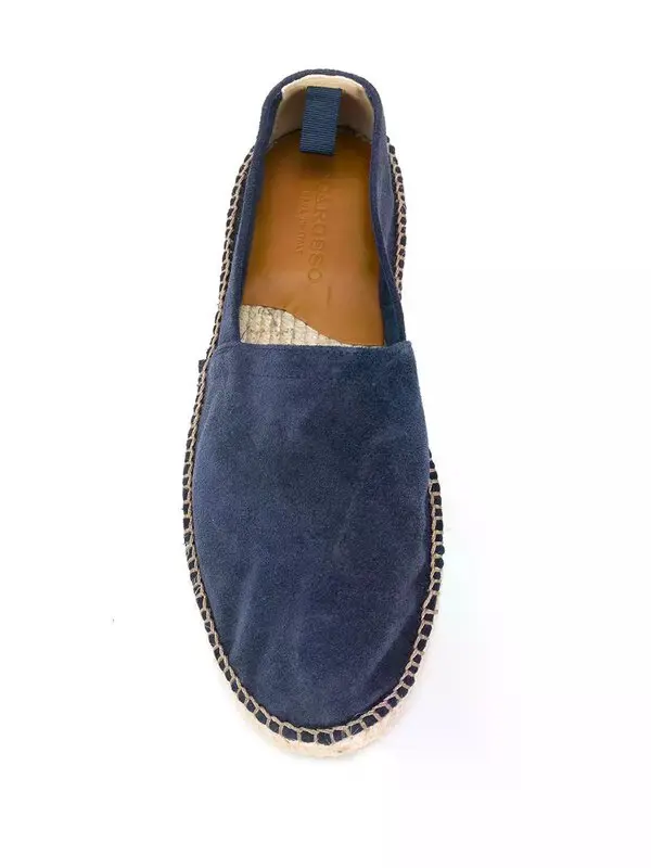 SCAROSSO Pablo Plain Espadrilles - Blue