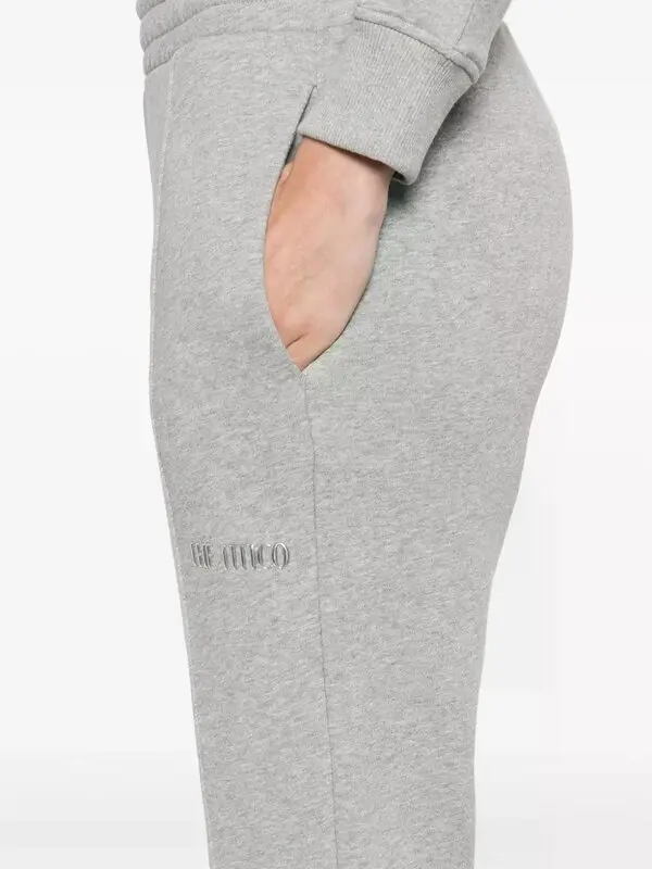 Attico Logo-appliqué Sweatpants - Grey