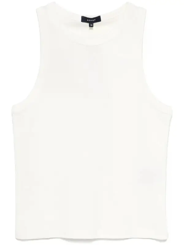 Soeur Dolly Tank Top - White