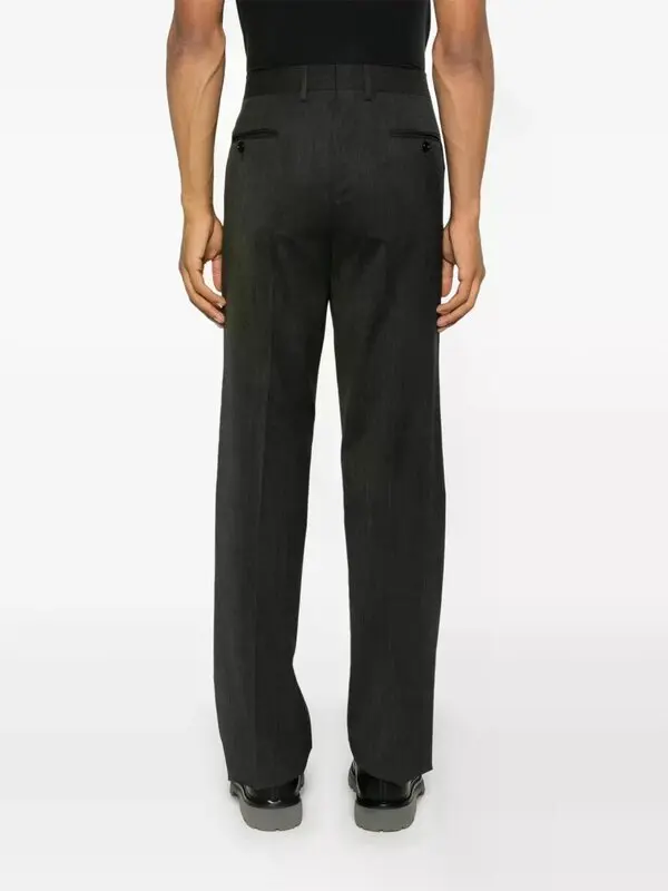 LARDINI Tailored Trousers In Virgin Wool Blend