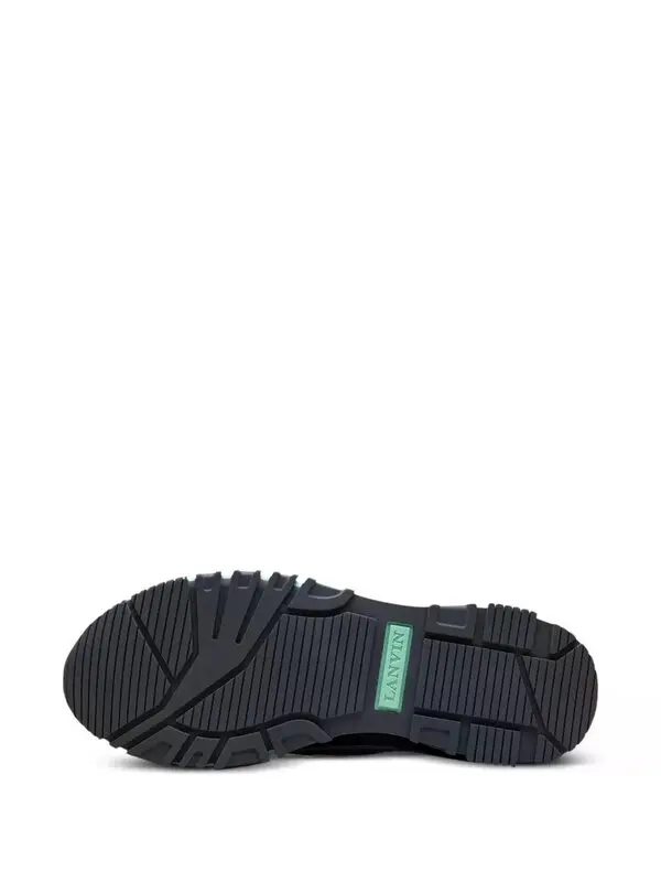 LANVIN Reflective Navy Running Sneakers - Grey