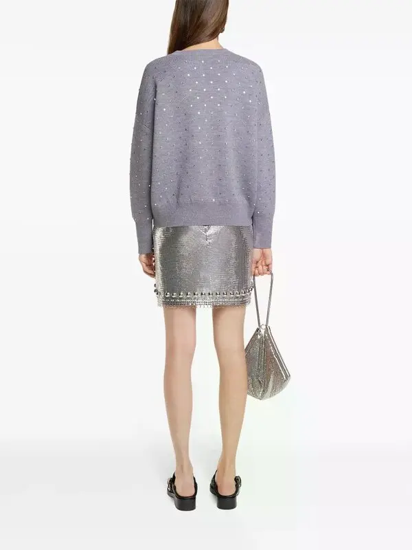 Rabanne Stud-embellished Mini Skirt