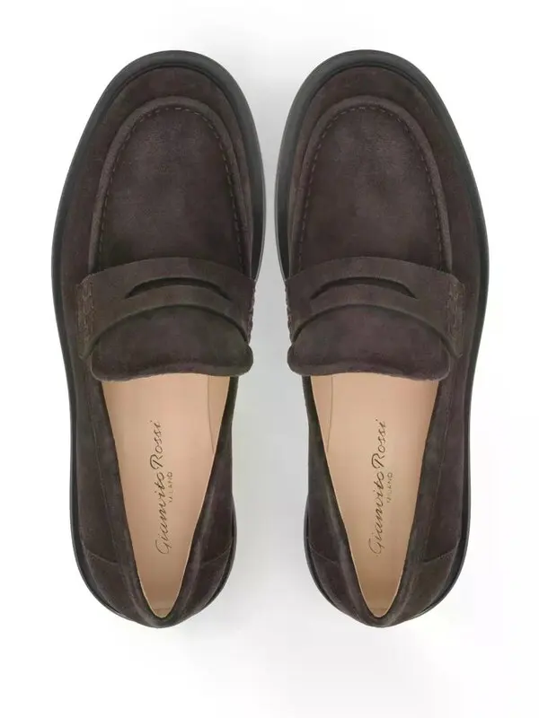 GIANVITO ROSSI Harris Loafers - Brown