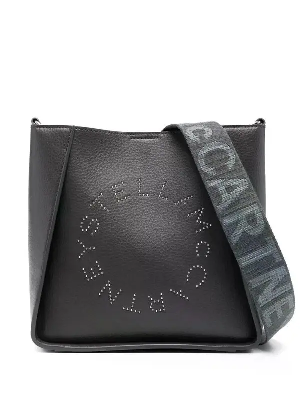 Stella McCartney Mini Logo-embellished Bag - Grey