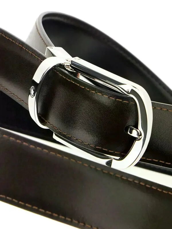 Montblanc Leather Reversible Belt