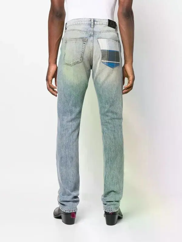 Alchemist Distressed-effect Straight Leg Jeans