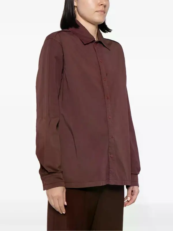 LEMAIRE Dyed Cotton-satin Shirt