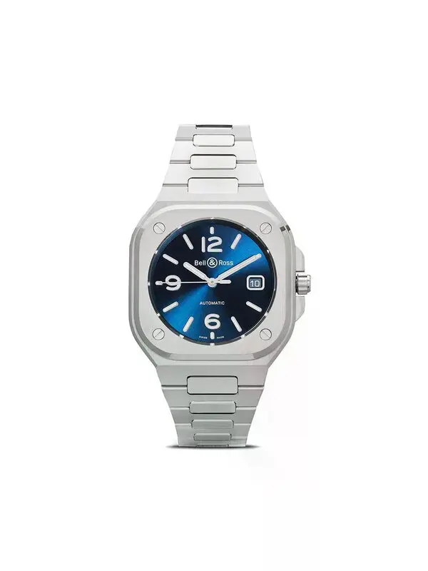 BELL & ROSS Br 05 Steel Timepiece - Blue