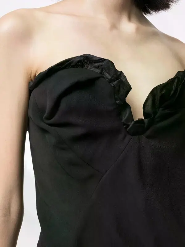 AMBUSH Ruffle-detail Corset Top