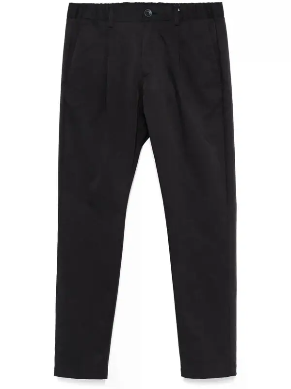 Herno Logo-plaque Tapered Trousers - Blue
