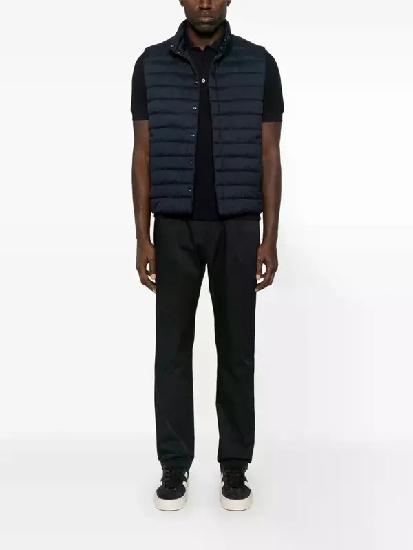 Herno Logo-plaque Tapered Trousers - Blue