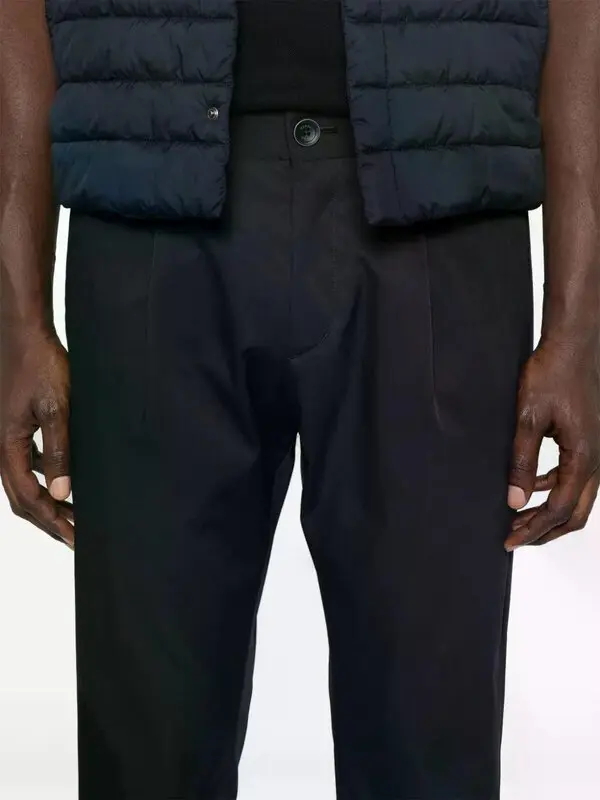 Herno Logo-plaque Tapered Trousers - Blue