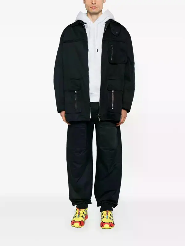 FERRARI Quilted Cargo Coat
