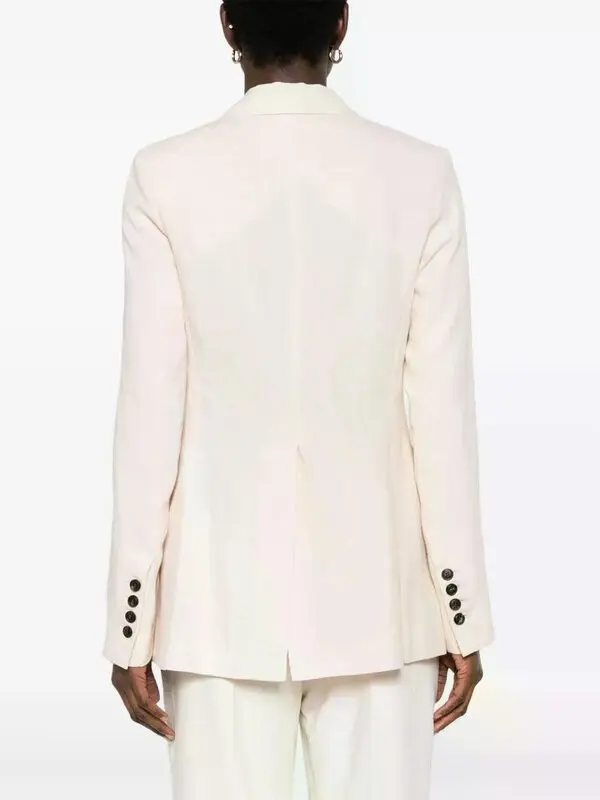 Eleventy Double-breasted Linen Blazer