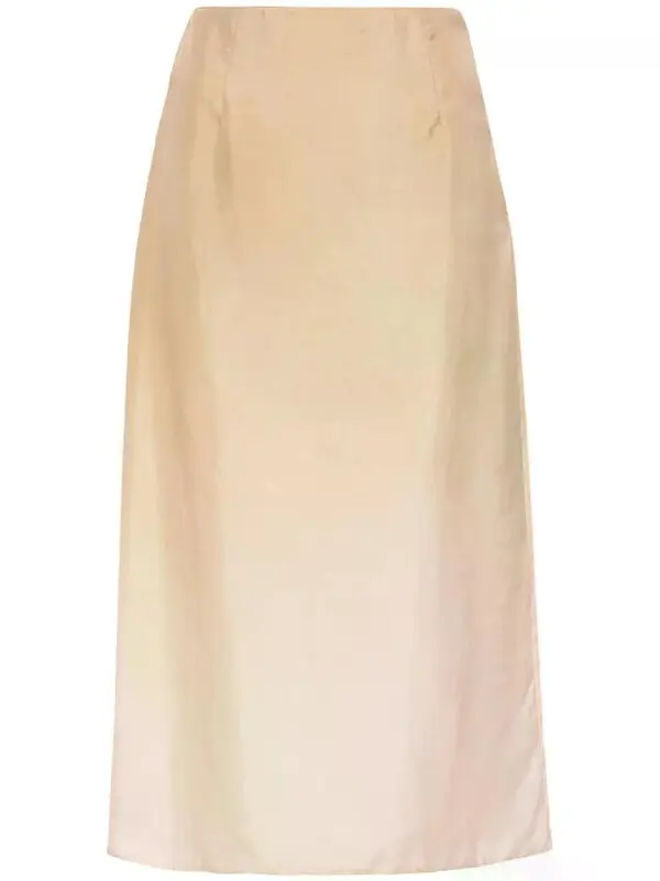 Prada Gradient Twill Midi-skirt