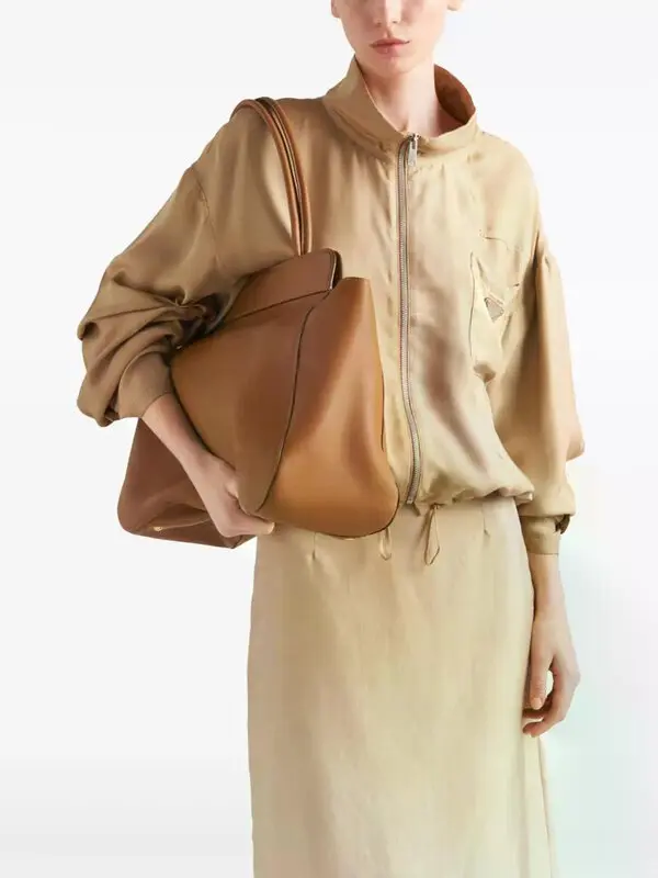 Prada Gradient Twill Midi-skirt