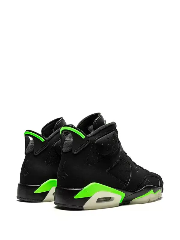 JORDAN Air 6 Retro Electric Green Sneakers - Black