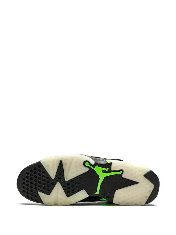 JORDAN Air 6 Retro Electric Green Sneakers - Black