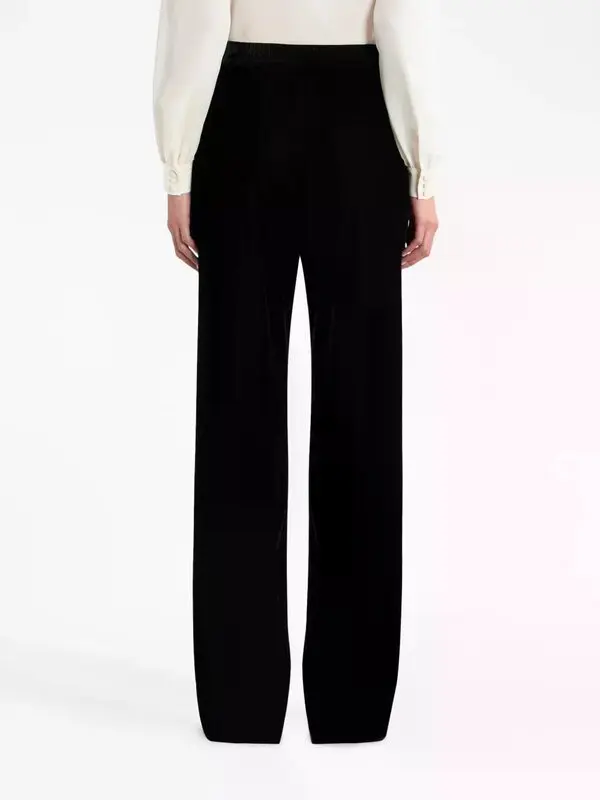Etro Velvet Straight-leg Trousers