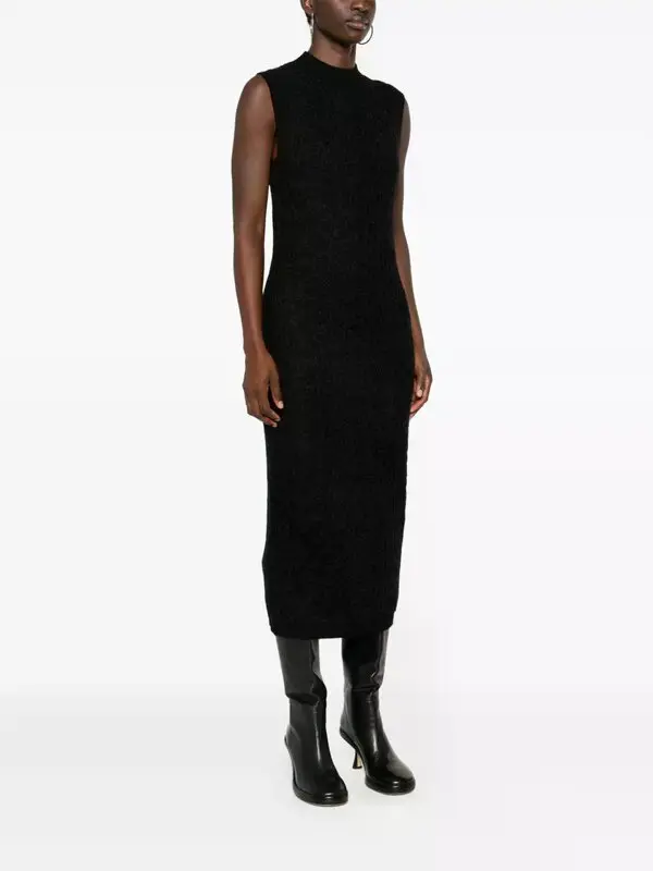 DONDUP Logo-plaque Midi Dress