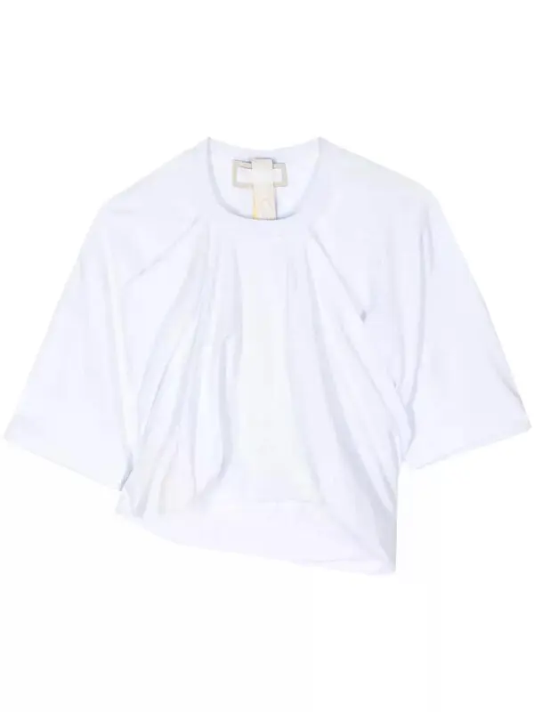LITKOVSKA Draped Cotton T-shirt