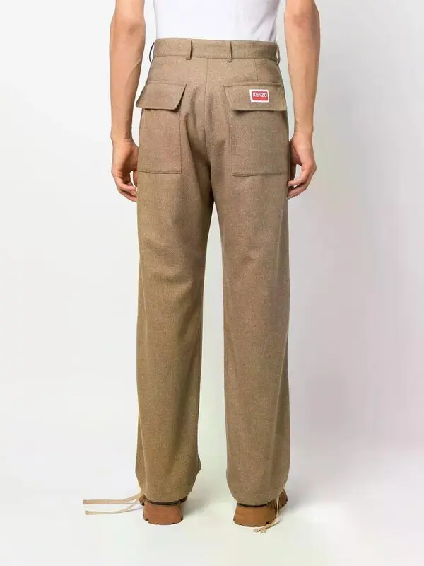 Kenzo Logo-patch Cargo Trousers