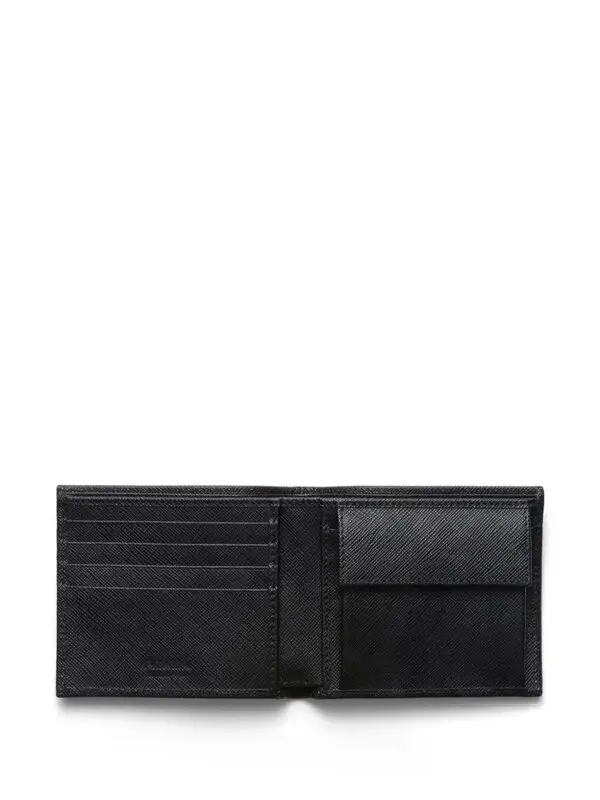 Prada Logo-plaque Bi-fold Wallet