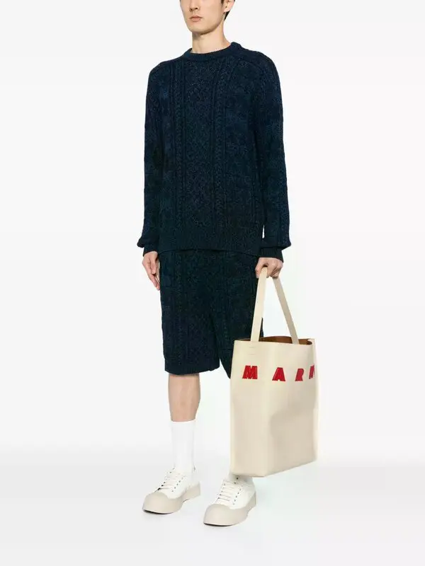 Marni Museo Small Leather Tote Bag