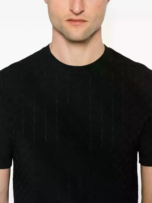 Emporio Armani Geometric-pattern T-shirt