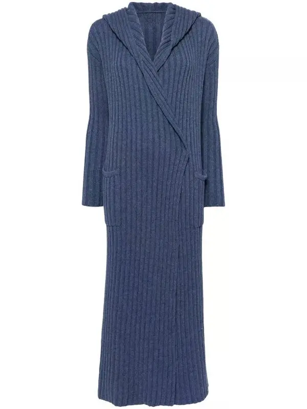 TEDDY CASHMERE Chunky-knit Cashmere Cardigan - Blue