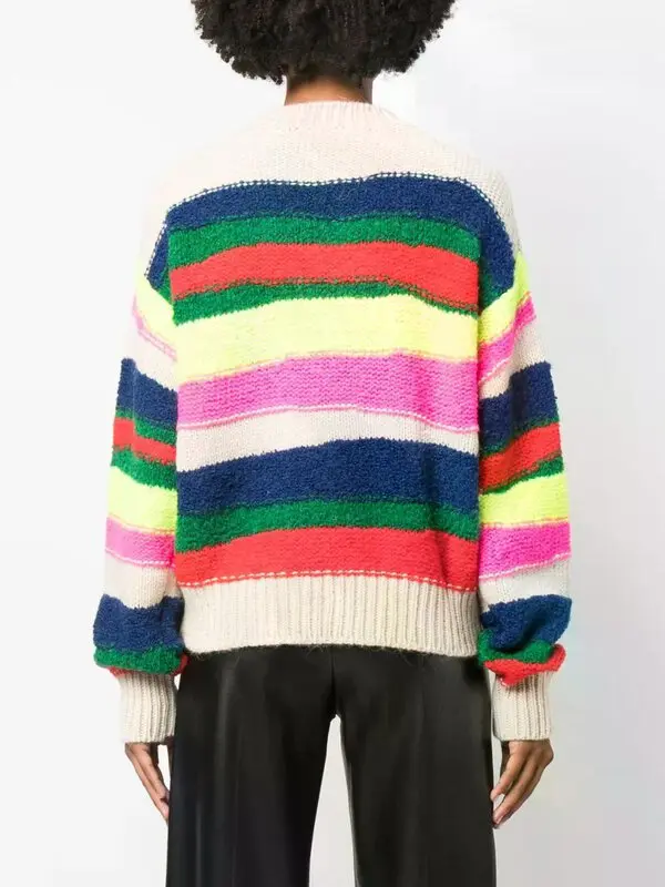 Dsquared2 Horizontal-stripe Chunky-knit Jumper