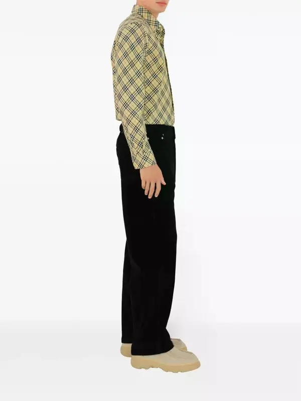 Burberry Checked Cotton Shirt