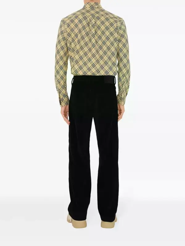 Burberry Checked Cotton Shirt