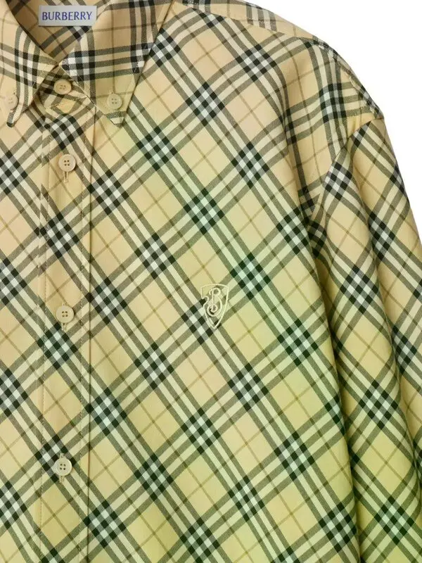Burberry Checked Cotton Shirt