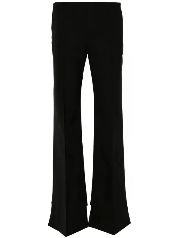 Chloé Flared Stretch-wool Trousers