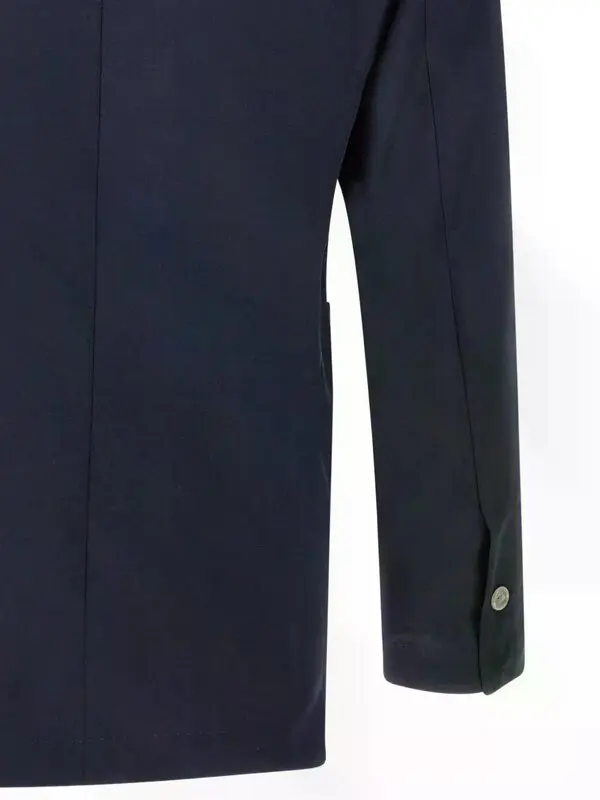 BARBA NAPOLI Wool Blazer - Blue