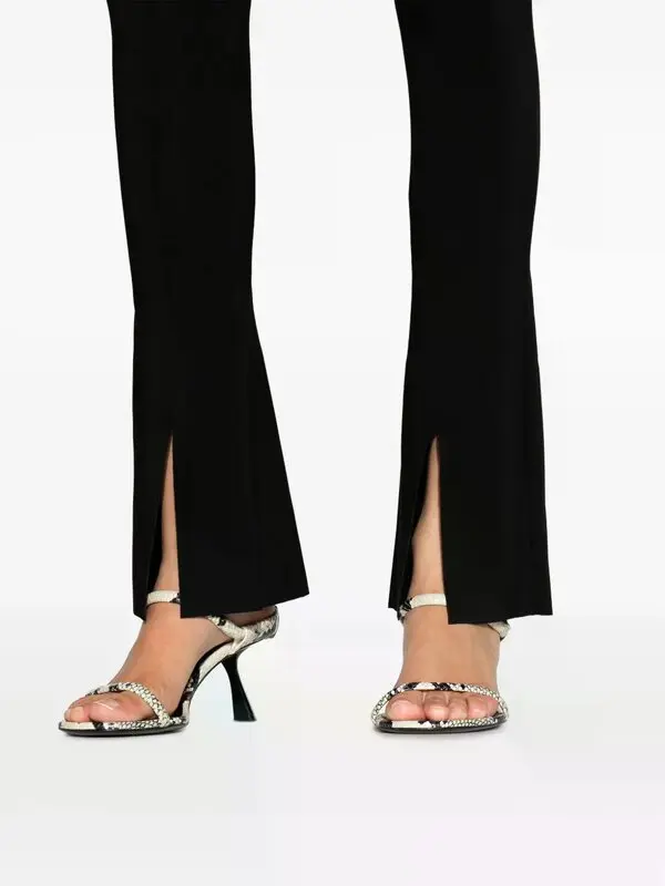Norma Kamali Spat High-waisted Flared Leggings - Black