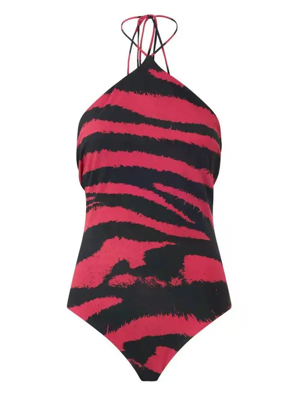 Roberto Cavalli Striped Bodysuit