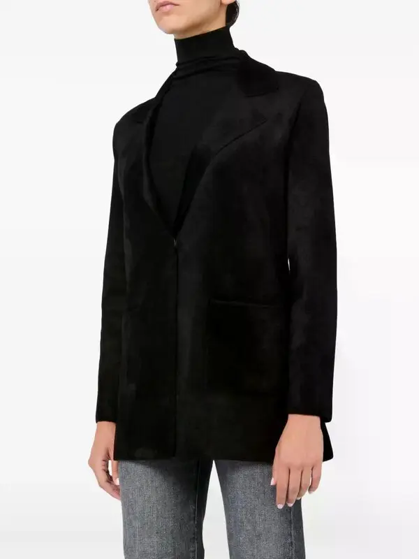 D.exterior Single-breasted Blazer