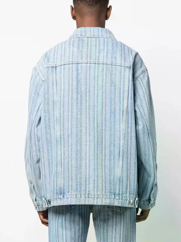 Martine Rose Striped Denim Jacket