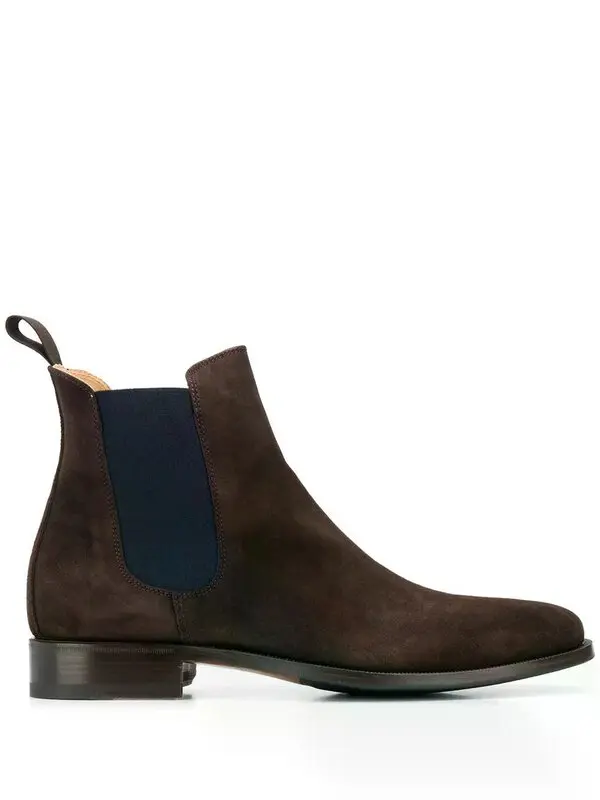 SCAROSSO Giancarlo Chelsea Boots - Brown