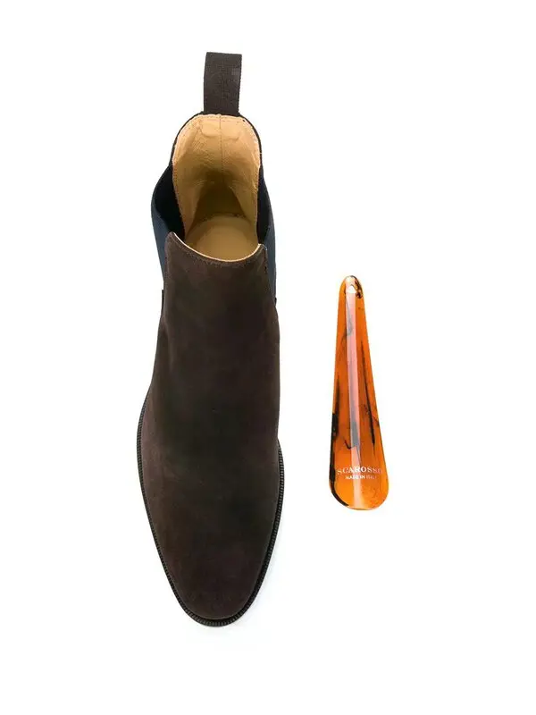SCAROSSO Giancarlo Chelsea Boots - Brown