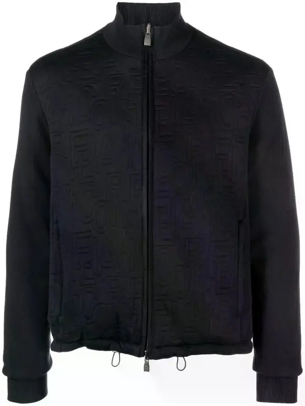 Corneliani Logo Bomber Jacket