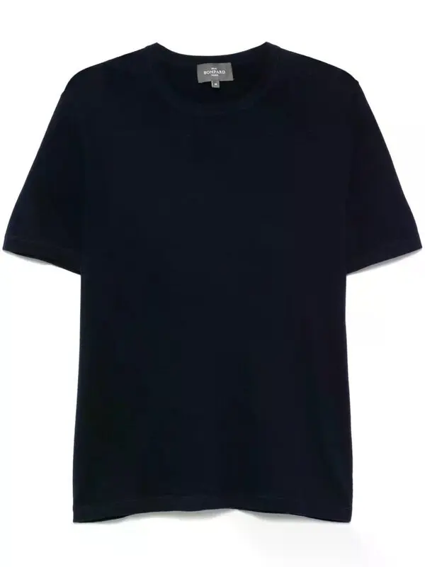 Eric Bompard Fine-knit T-shirt - Blue
