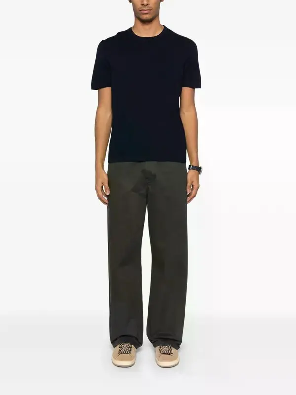 Eric Bompard Fine-knit T-shirt - Blue