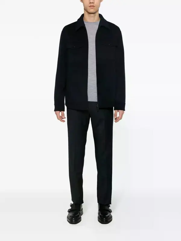Theory Fine-knit Wool Jumper - Grey