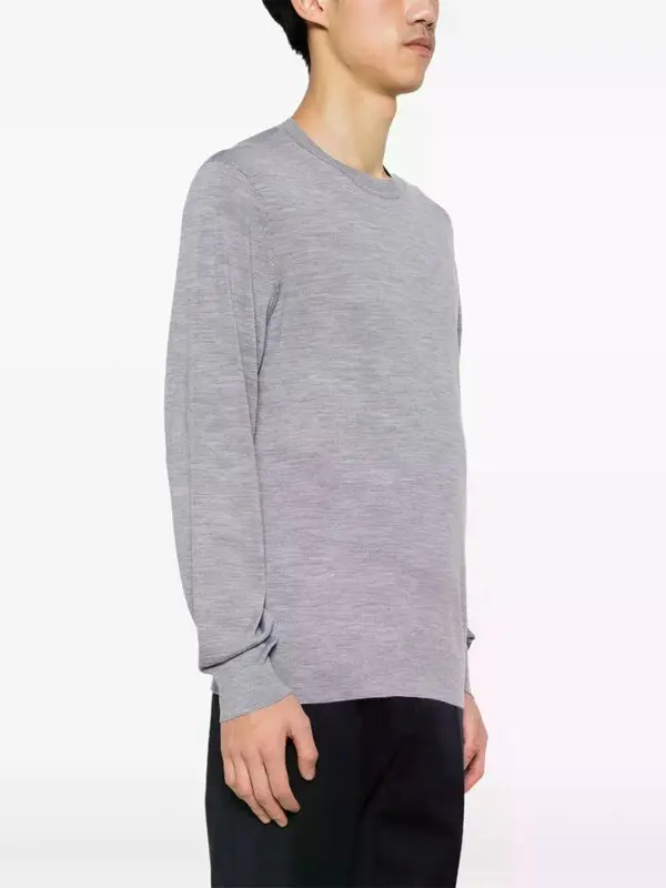 Theory Fine-knit Wool Jumper - Grey