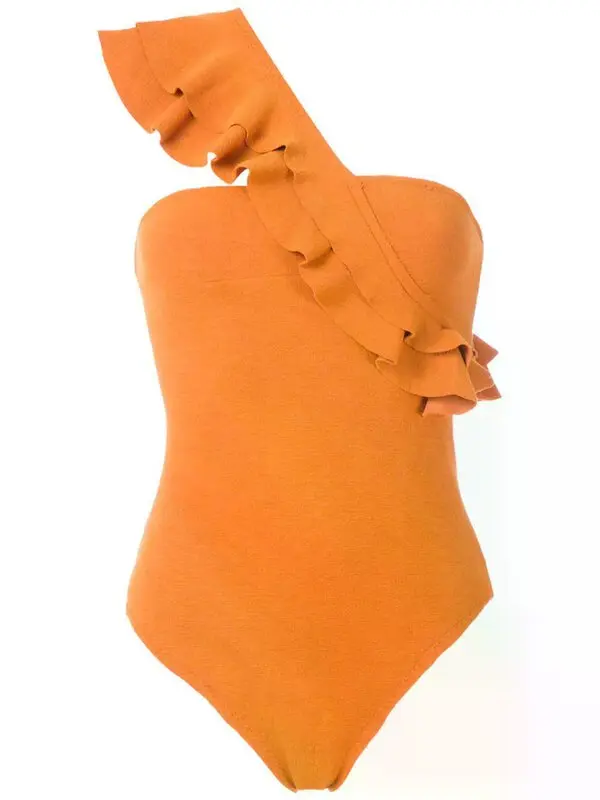 CLUBE BOSSA Siola One-shoulder Swimsuit - Orange