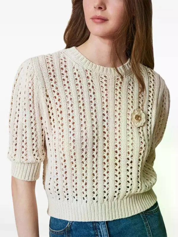 TWINSET Crochet-knit Jumper