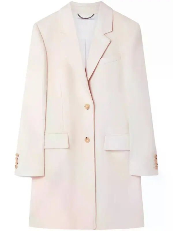 Stella McCartney Single-breasted Wool Coat